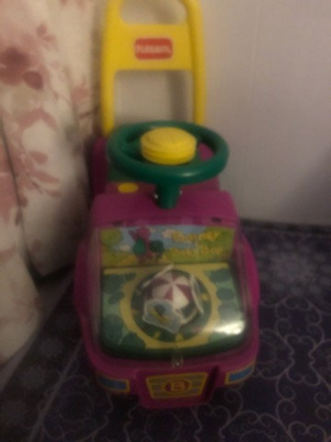 Vintage Playskool Barney the Dinosaur Ride on Toy Baby Bop - Etsy