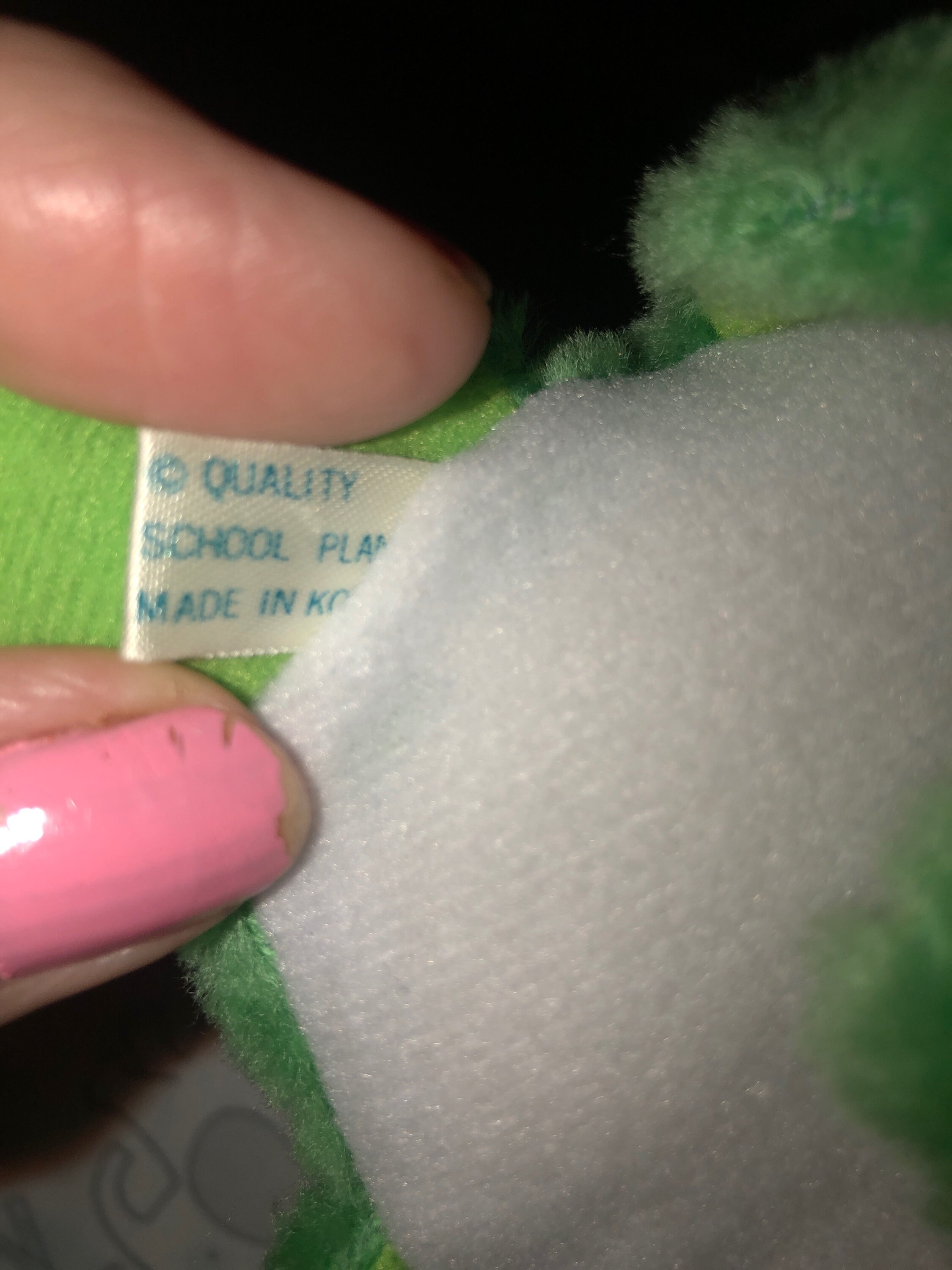 Vintage Frog plush School Plan Big Green Black Pupil eyes | Etsy