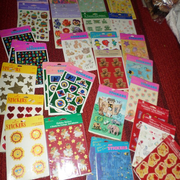 Hallmark Stickers - Etsy