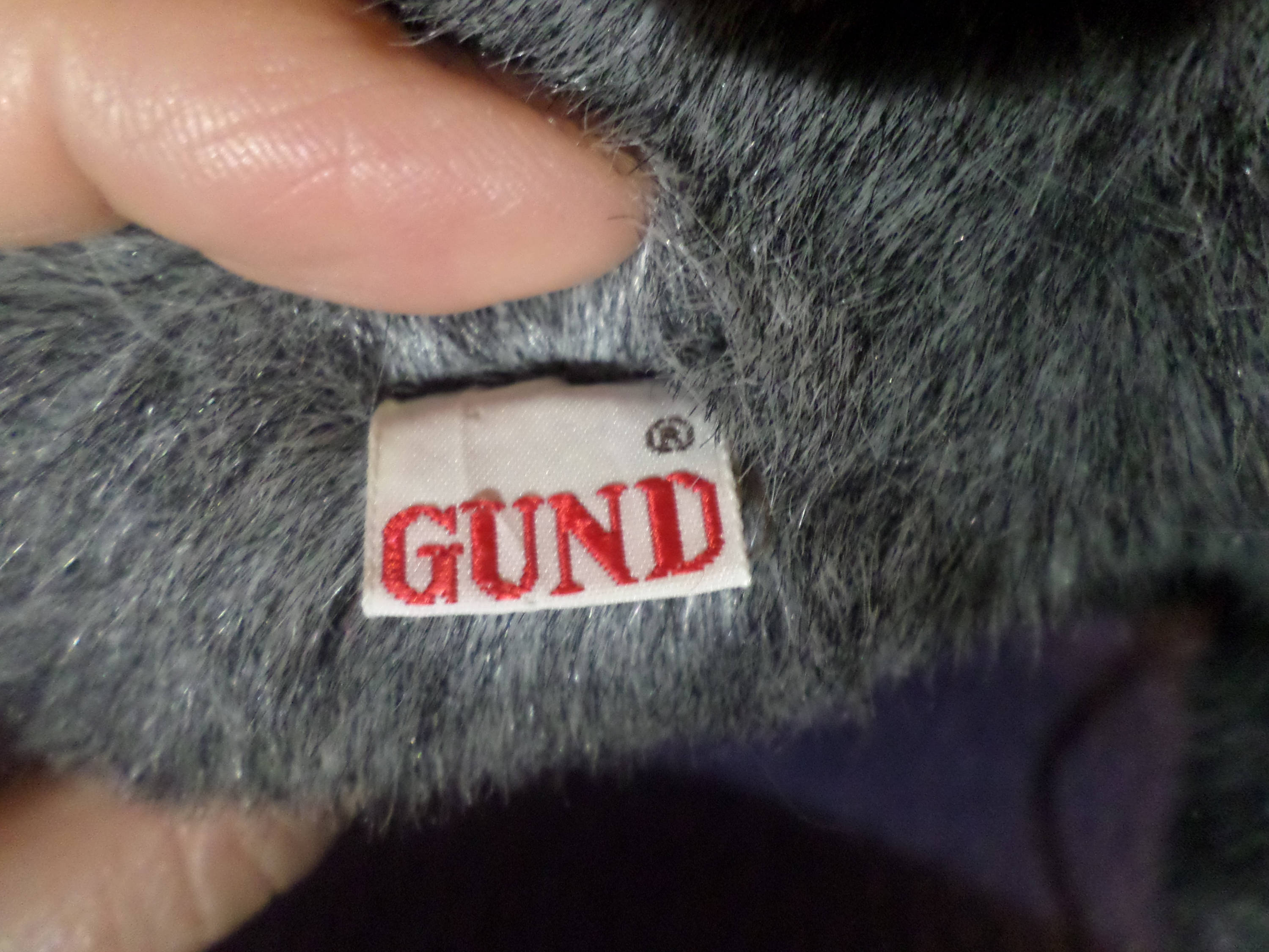 Vintage Gund Snuffles Dark Gray Charcoal 12 Dated 1980 - Etsy