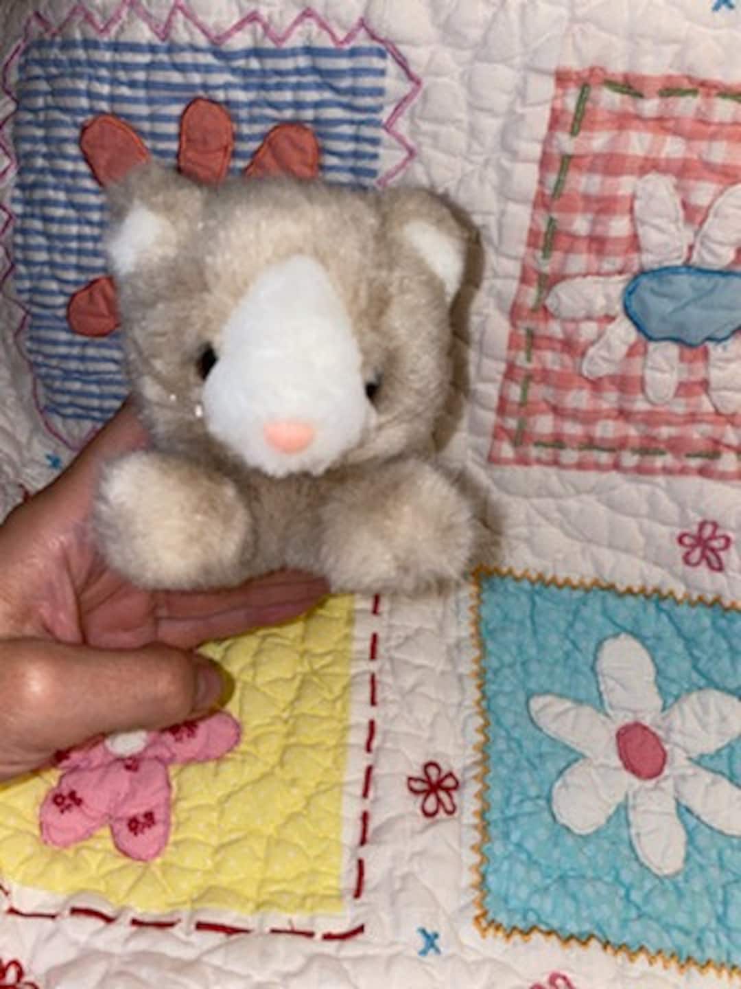 Vintage Russ Cat Plush Kitten Dream Puffs Light Brown White Little ...