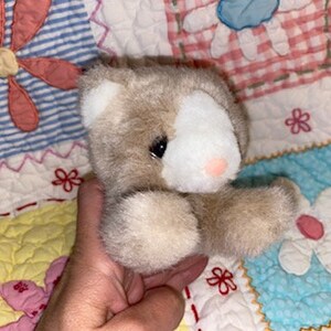 Vintage Russ Cat Plush Kitten Dream Puffs Light Brown White - Etsy