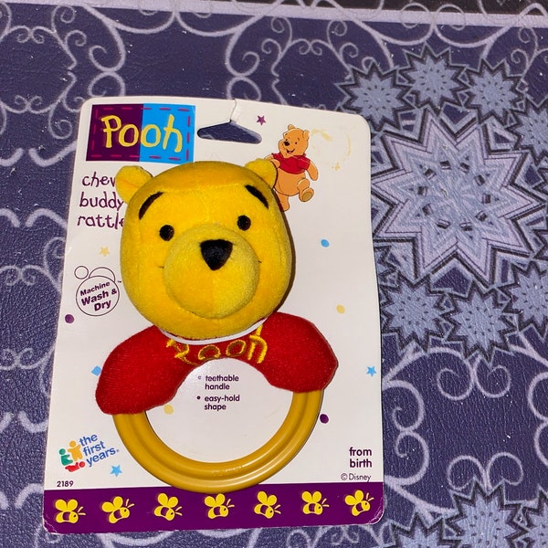 Winnie the Pooh Baby Rattles - Etsy
