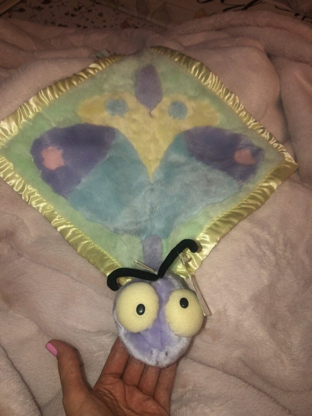Vintage My Banky Lovey Schmetterling Baby Sicherheit Komfort große Bug ...