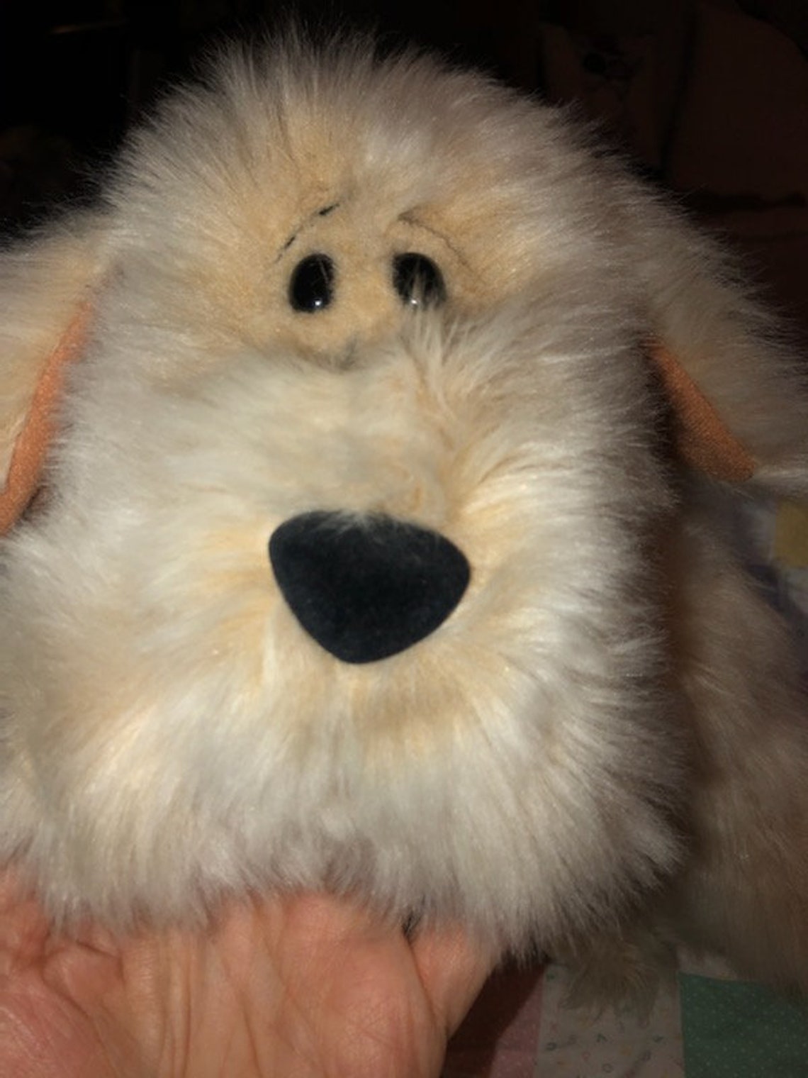 Vintage Russ Dog Plush Curly Fluffy Version 14 Cream - Etsy UK