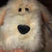 Vintage Russ Dog Plush Curly Fluffy Version 14 Cream Blonde ECU Puppy ...
