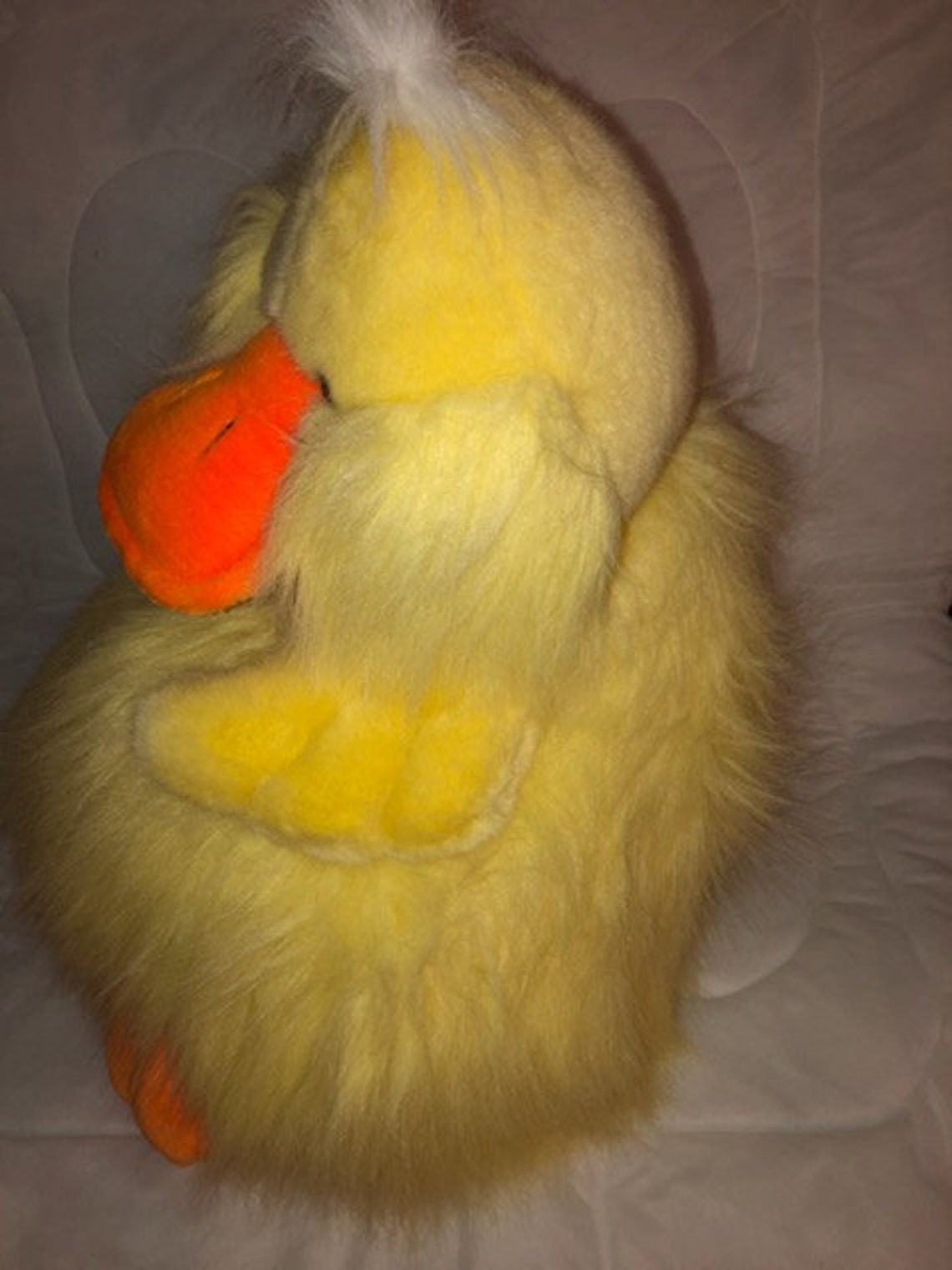 Vintage Dandee Duck Plush Fluffy Poofy Big Wings Silly Frou - Etsy