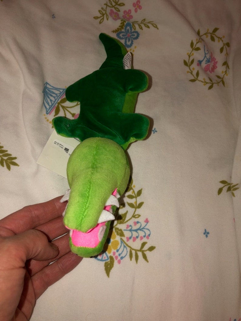 Vintage Floppy Friends Crocodile Plush Cliff Bean Bag Floppy - Etsy