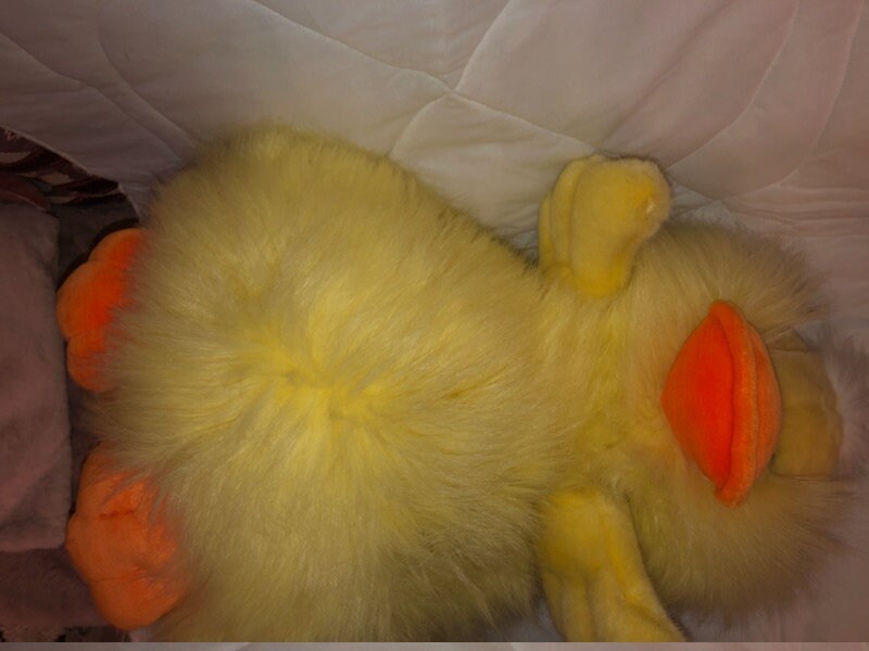 Vintage Dandee Duck Plush Fluffy Poofy Big Wings Silly Frou - Etsy
