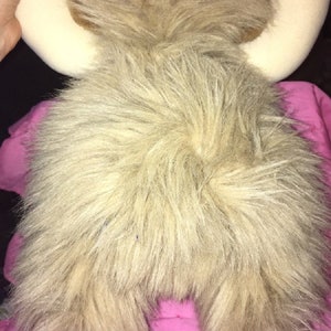 Vintage Big Horn Ram Plush Frou Fuzzy Carousal Cuddle 15" Cute Friend ...