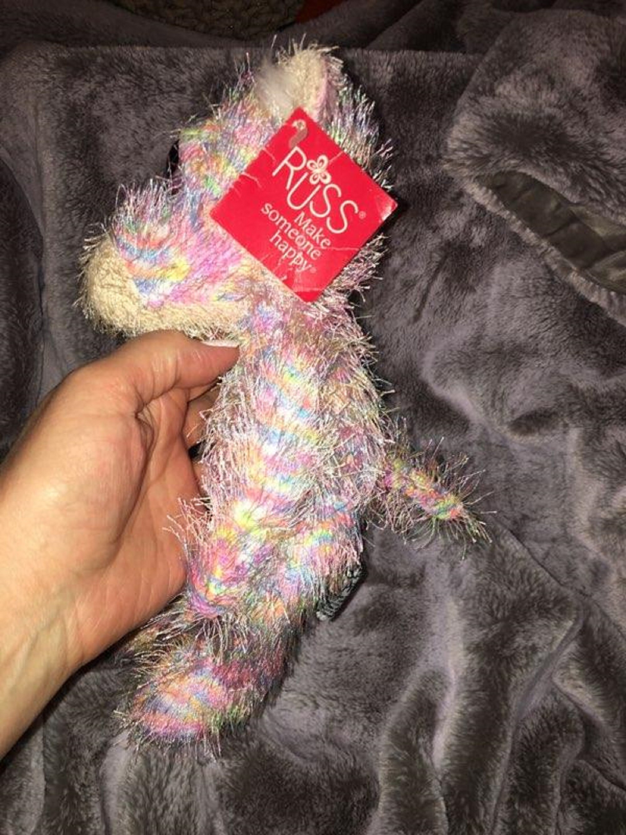 Vintage Russ Cat Plush Pitt Panther Lion Stringy Fur Pink | Etsy