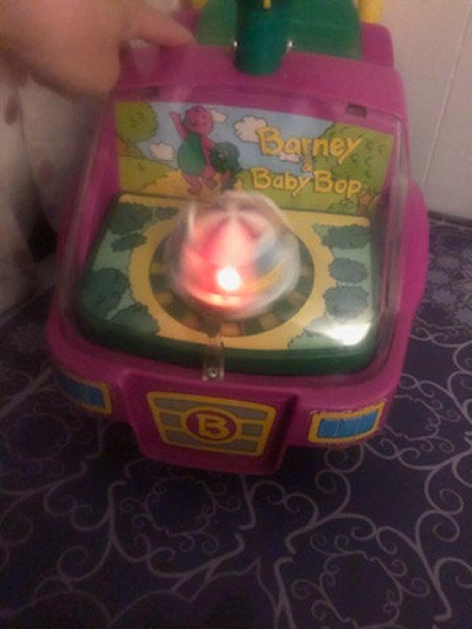 Vintage Playskool Barney the Dinosaur Ride on Toy Baby Bop | Etsy