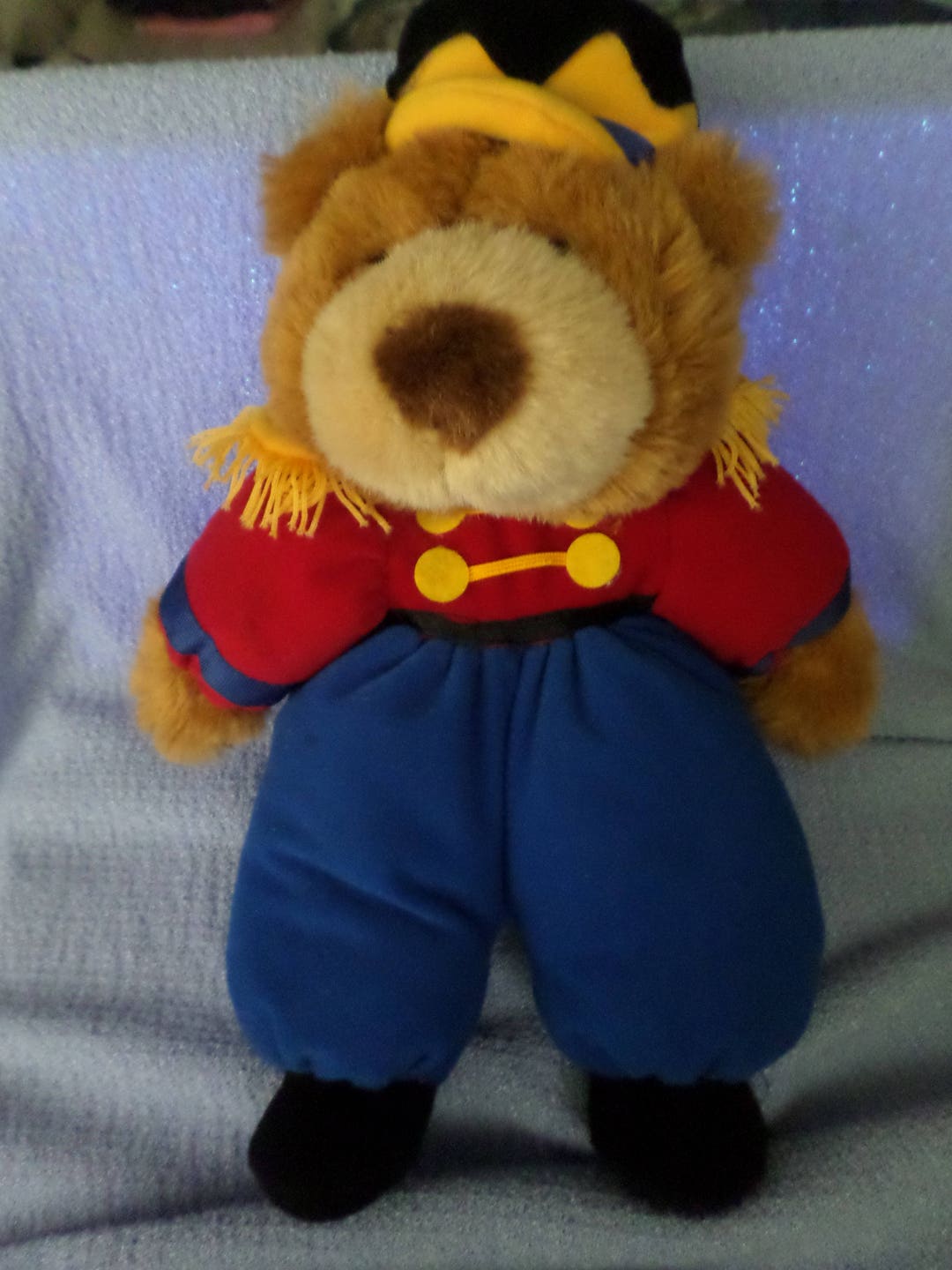 Commonwealth Bear Plush Marching Band Circus Blue Red Yellow Outfit ...