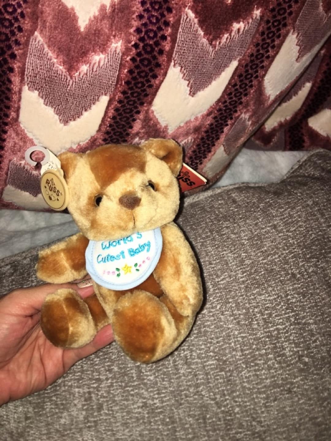 Vintage Russ Bear Plush Worlds Cutest Baby NWTS Gift Special Present 6 ...