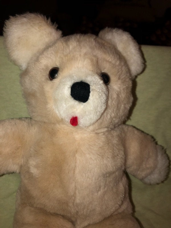 Vintage Dakin Bear Plush 1978 Cream Beige Light Brown White | Etsy