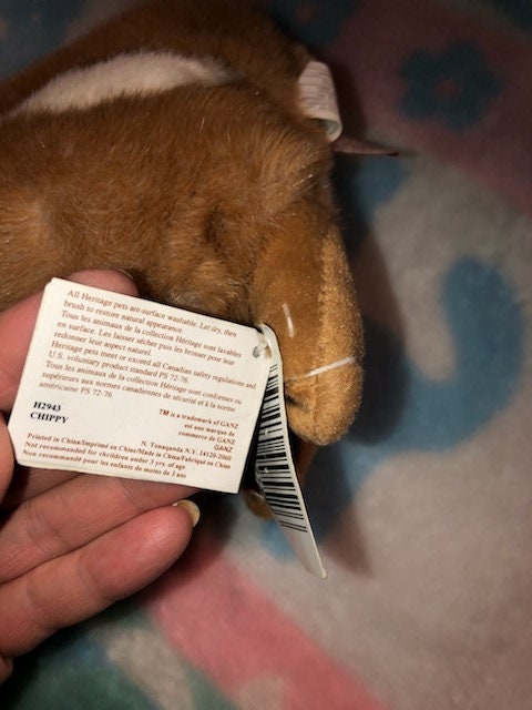 Vintage Ganz Squirrel Plush Heritage Collection Chippy NWWTS | Etsy