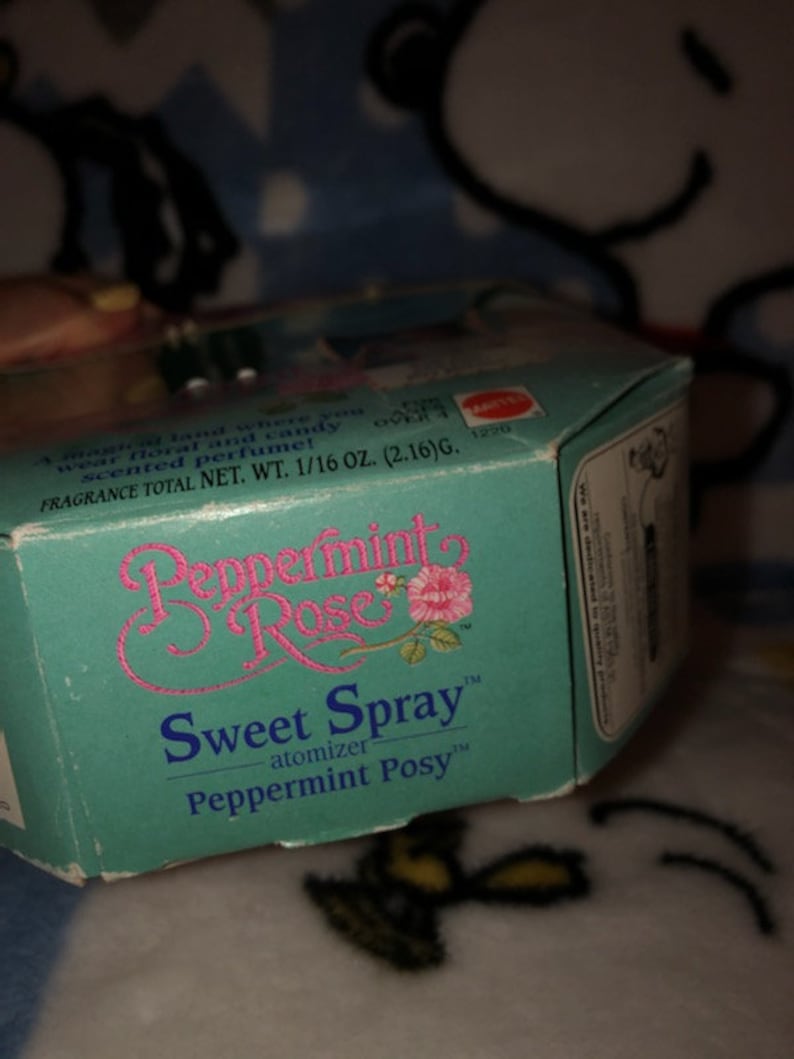 Vintage Peppermint Rose Bunny Posy Sweet Spray Rubber Silky | Etsy