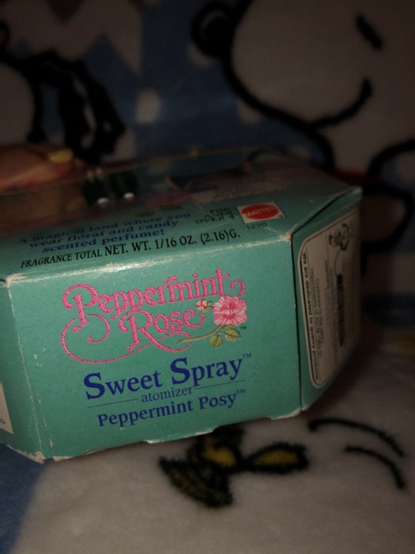 Vintage Peppermint Rose Bunny Posy Sweet Spray Rubber Silky - Etsy