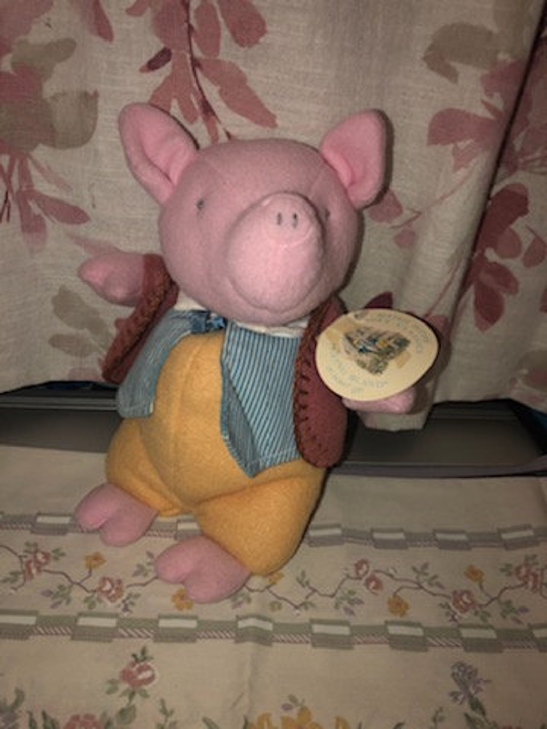 Vintage Eden Pig Plush Pigling Bland Beatrix Potter Soft Fleece ...
