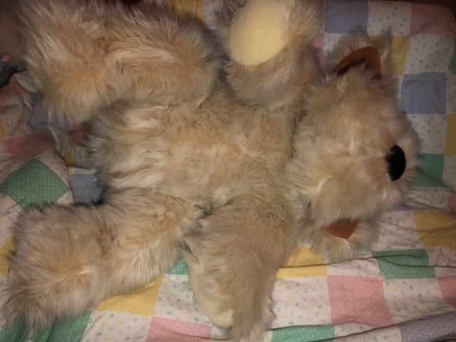 Vintage Russ Dog Plush Curly Fluffy Version 14 Cream | Etsy