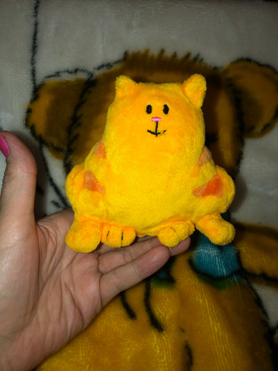 Vintage Cuddle Zone Cat Plush Little Chubby Small Commonwealth Velour ...