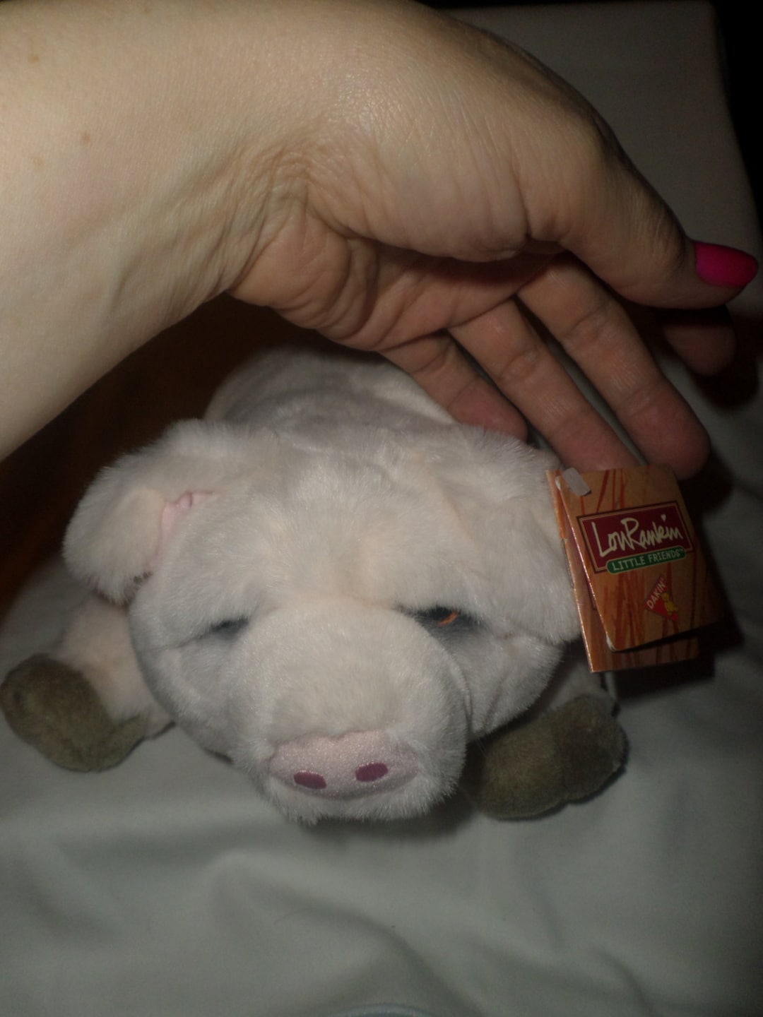 Lou Rankin Dakin Pig Plush Wilfred 11" NWTS Light Pink Smokey Eyes ...