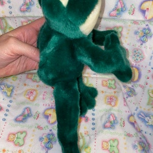 Vintage Russ Frog Plush Fleegle NWWTS 12" Green Cream Soft - Etsy