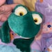 Vintage Russ Frog Plush Fleegle NWWTS 12 Green Cream Soft - Etsy
