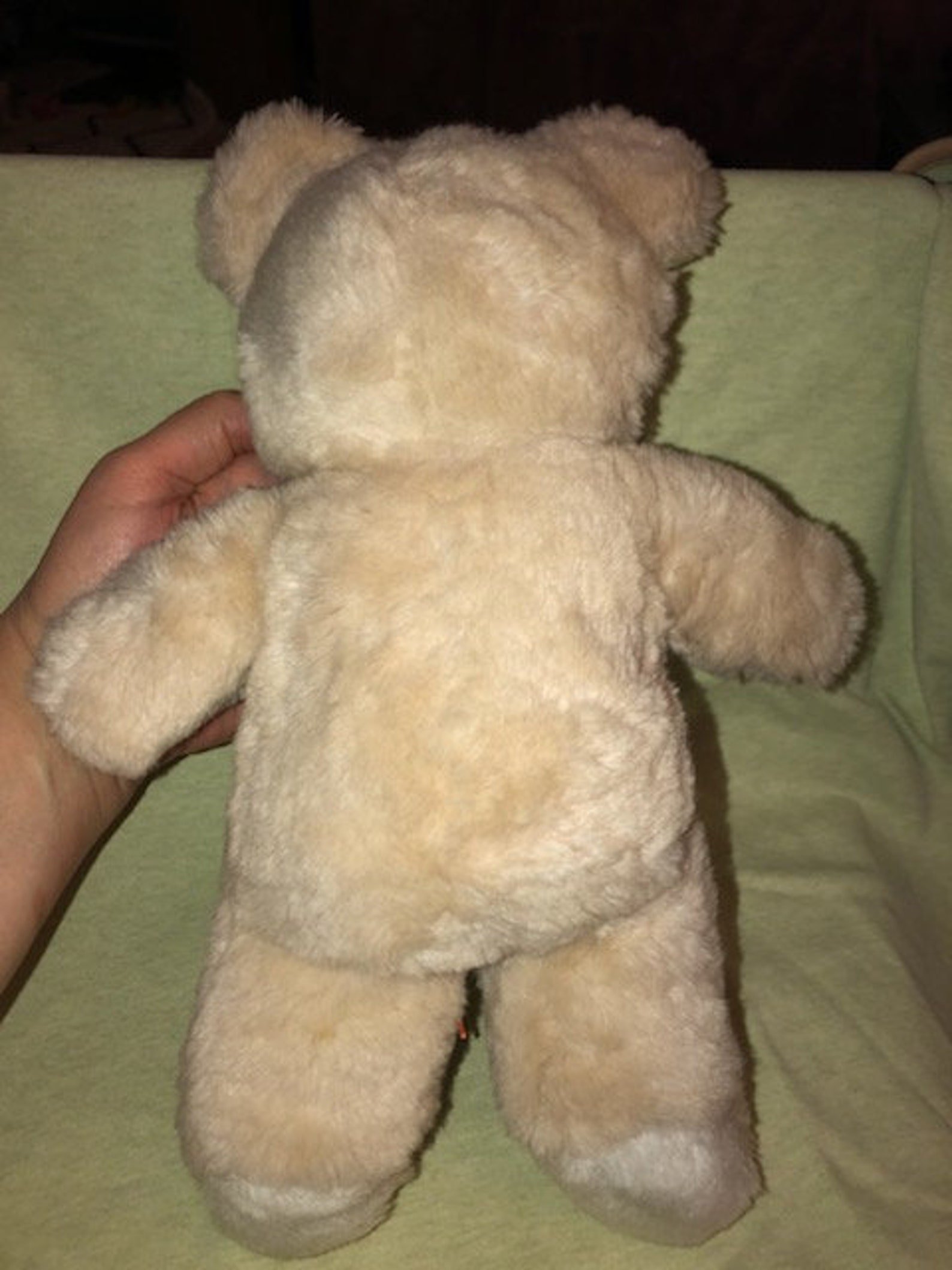 Vintage Dakin Bear Plush 1978 Cream Beige Light Brown White | Etsy