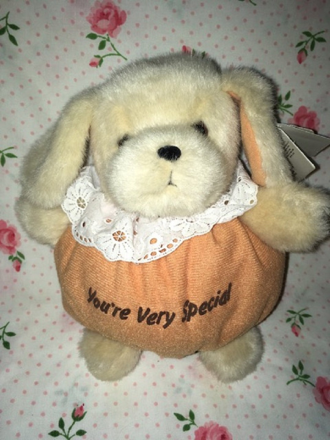 Vintage Russ Dog Plush Your Very Special Round Body Lace Fabric Collar ...