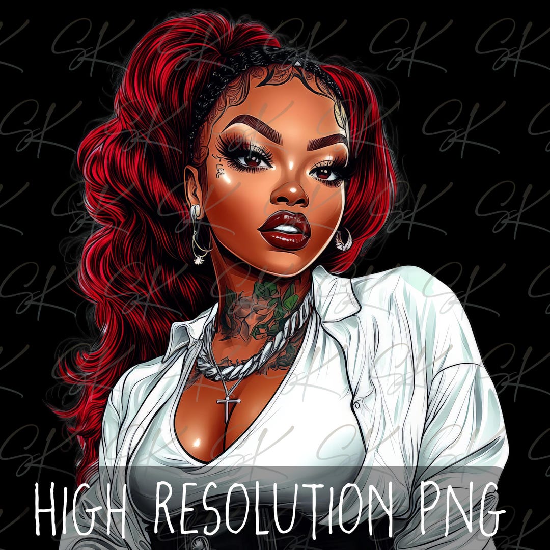 Black Woman Digital Art, Transparent Png, Black Woman Clip Art, Clipart - Etsy