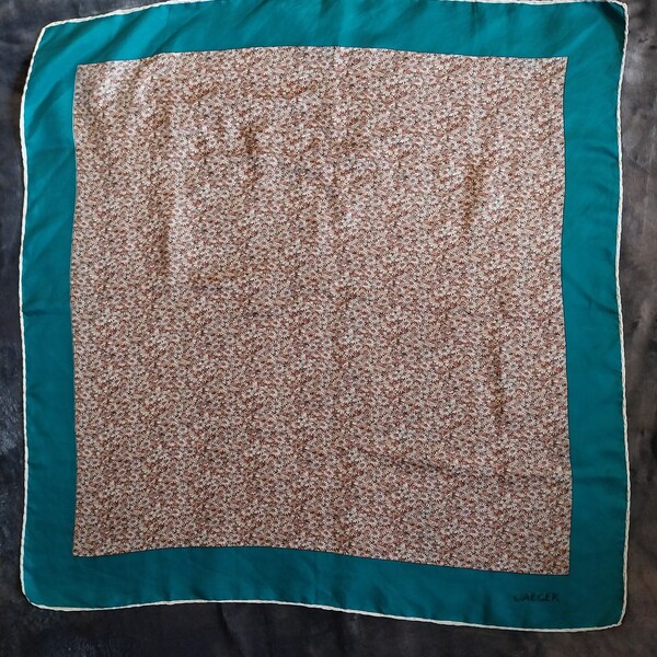 Jaeger Silk Scarf - Etsy UK