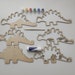 Kid's Dinosaur Painting Kit Craft Wood Colorful Diy Wood Kit Toy ...