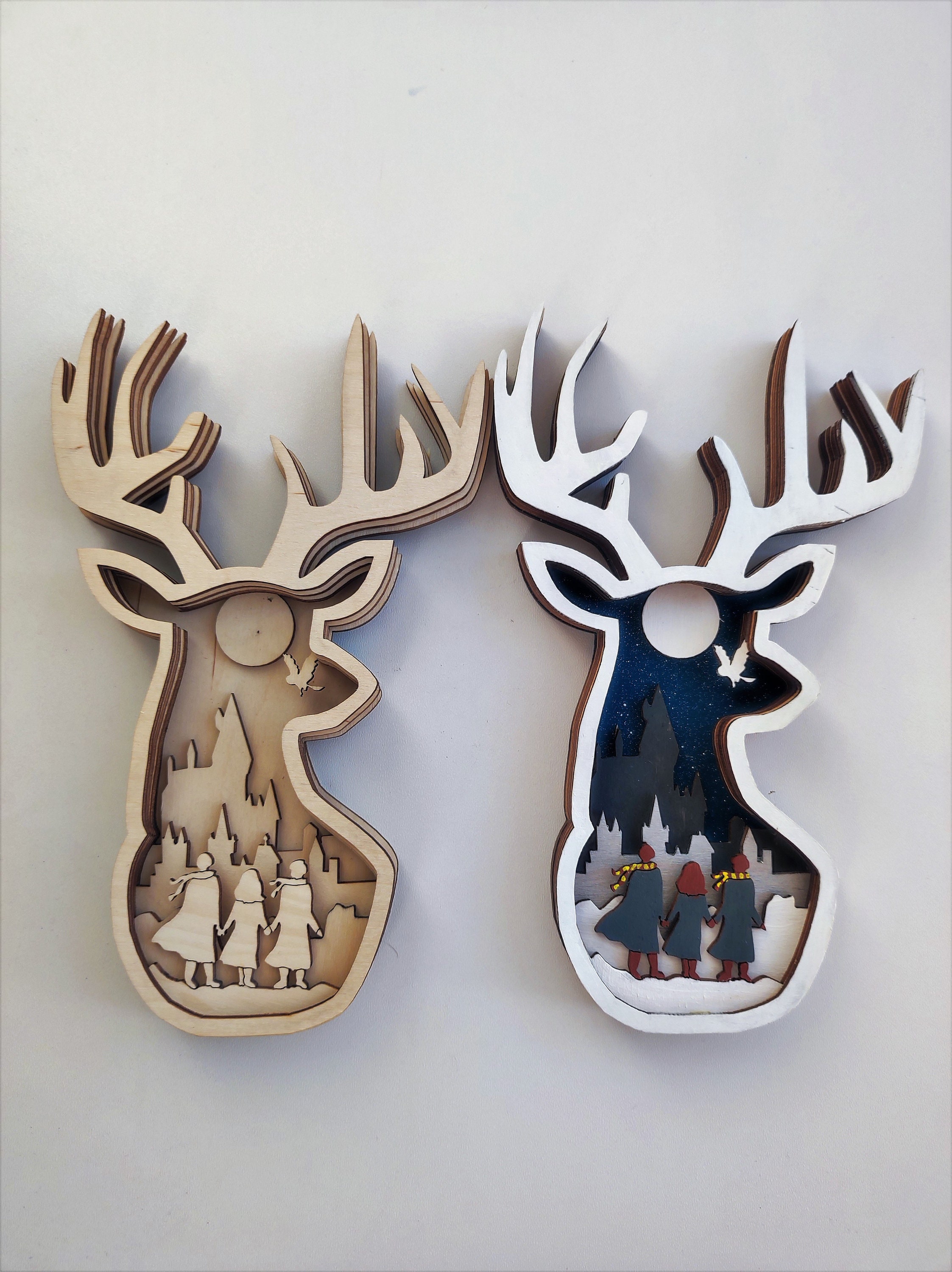 Wooden DIY Kit Wall Decor DIY Craft Kit With Paints Coloring Set Diy ...