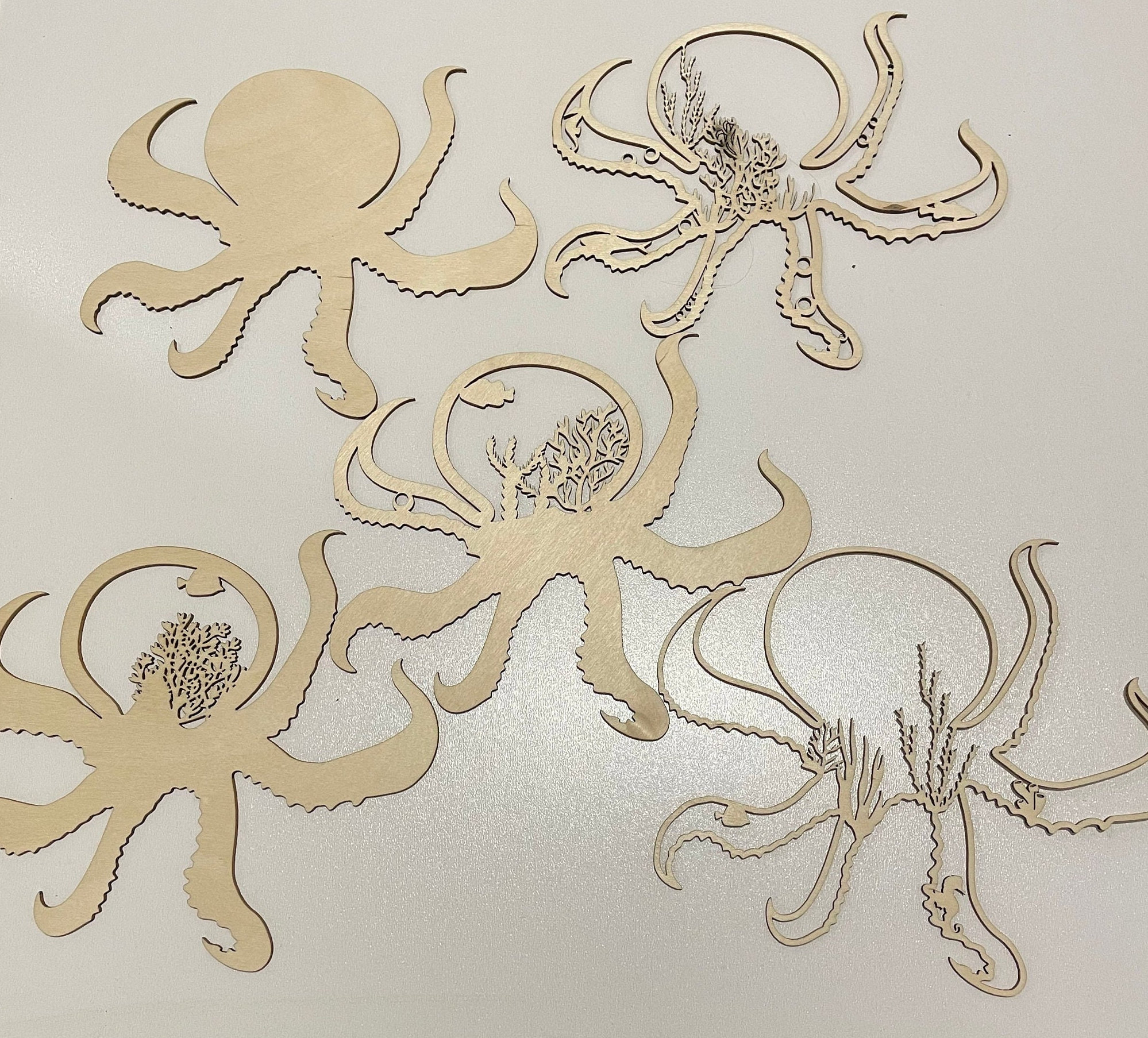 Ocean Wonders: DIY Octopus Craft Kit - Create Your Own Colorful Wooden ...