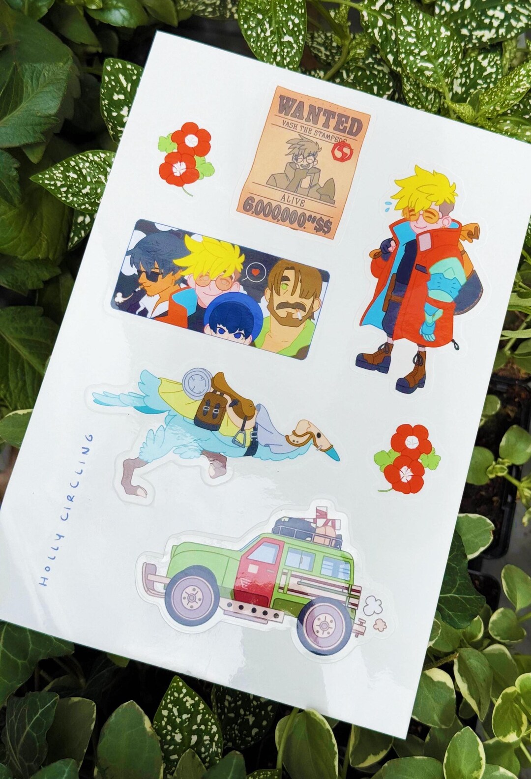 Stampede Stickers - 8x6" Transparent Sticker Sheet [PREORDER] - Etsy