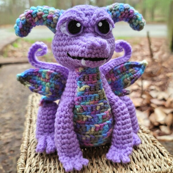 Tiny Crochet Dragon - Etsy