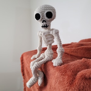 Mr. Bones Skeleton Crochet Doll Pattern PDF - Made by a Human - Etsy
