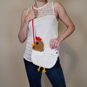 The Chicken Purse Crochet Crossbody Bag Pattern PDF - Original Design ...