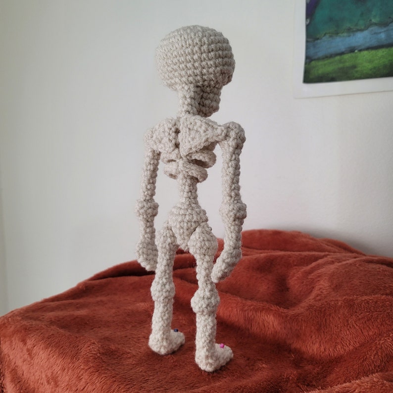 Mr. Bones Skeleton Doll Crochet Pattern Tiny Skelly Figure - Etsy