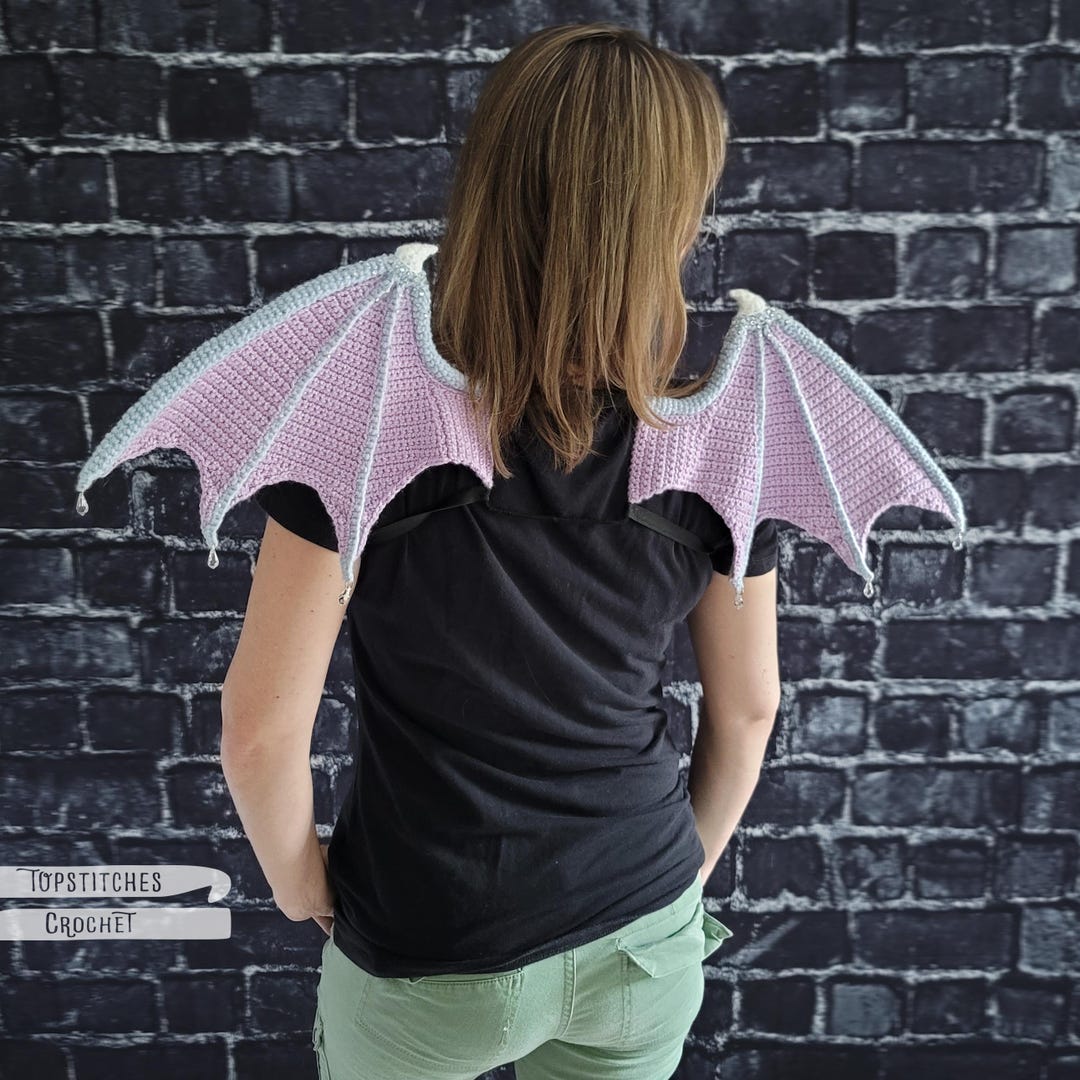 Mini Crochet Dragon Wings Pattern PDF - Designed and Tested by ...