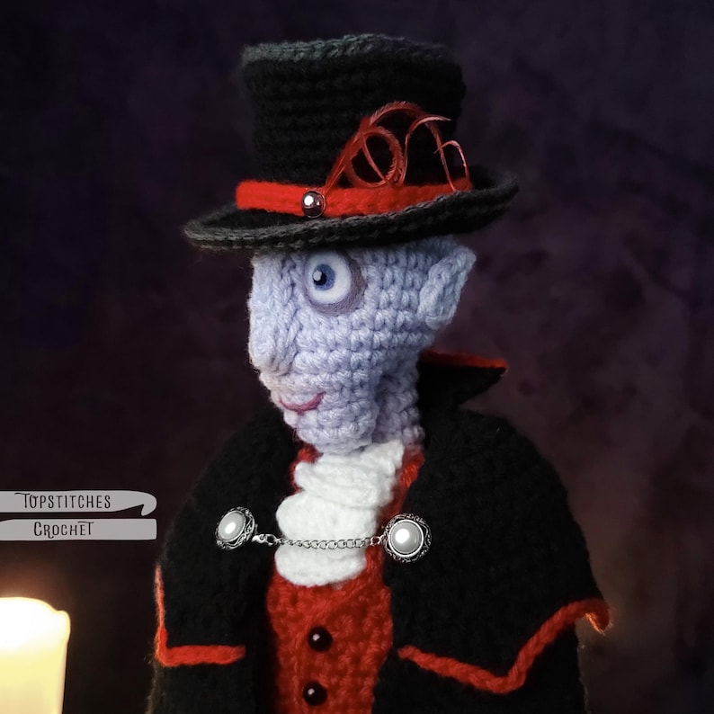 Vlad the Vampire Doll Crochet Amigurumi Pattern PDF - Designed and ...