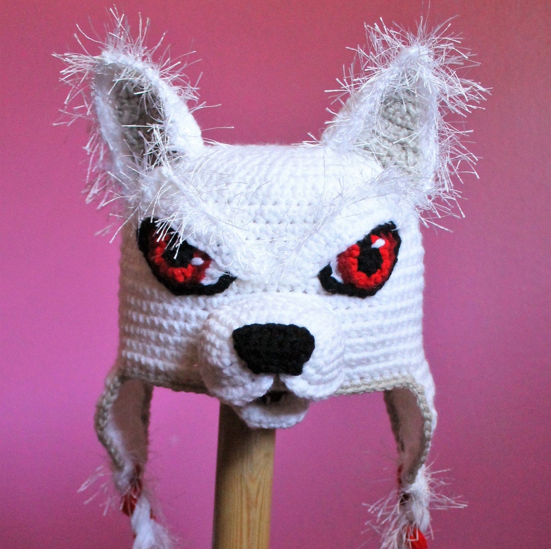White Wolf Crochet Hat Pattern | INTERMEDIATE Level Crochet PDF Pattern ...