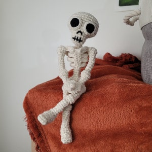 Mr. Bones Skeleton Crochet Doll Pattern PDF - Made by a Human - Etsy