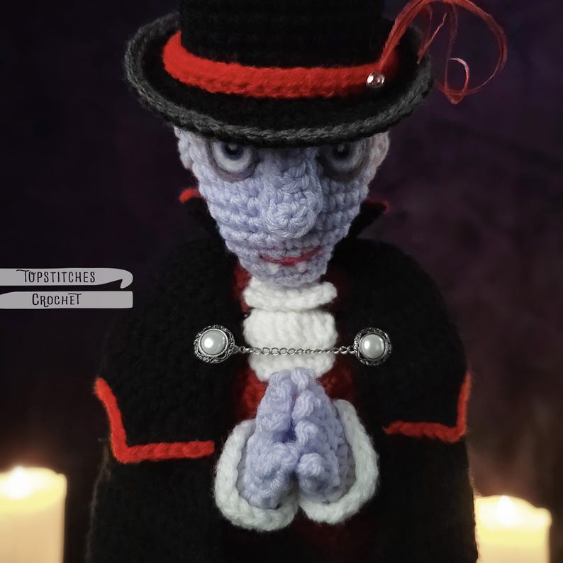 Vlad the Vampire Doll Crochet Amigurumi Pattern PDF - Designed and ...
