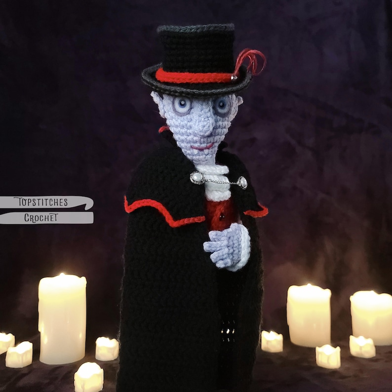Vlad the Vampire Doll Crochet Amigurumi Pattern PDF - Designed and ...