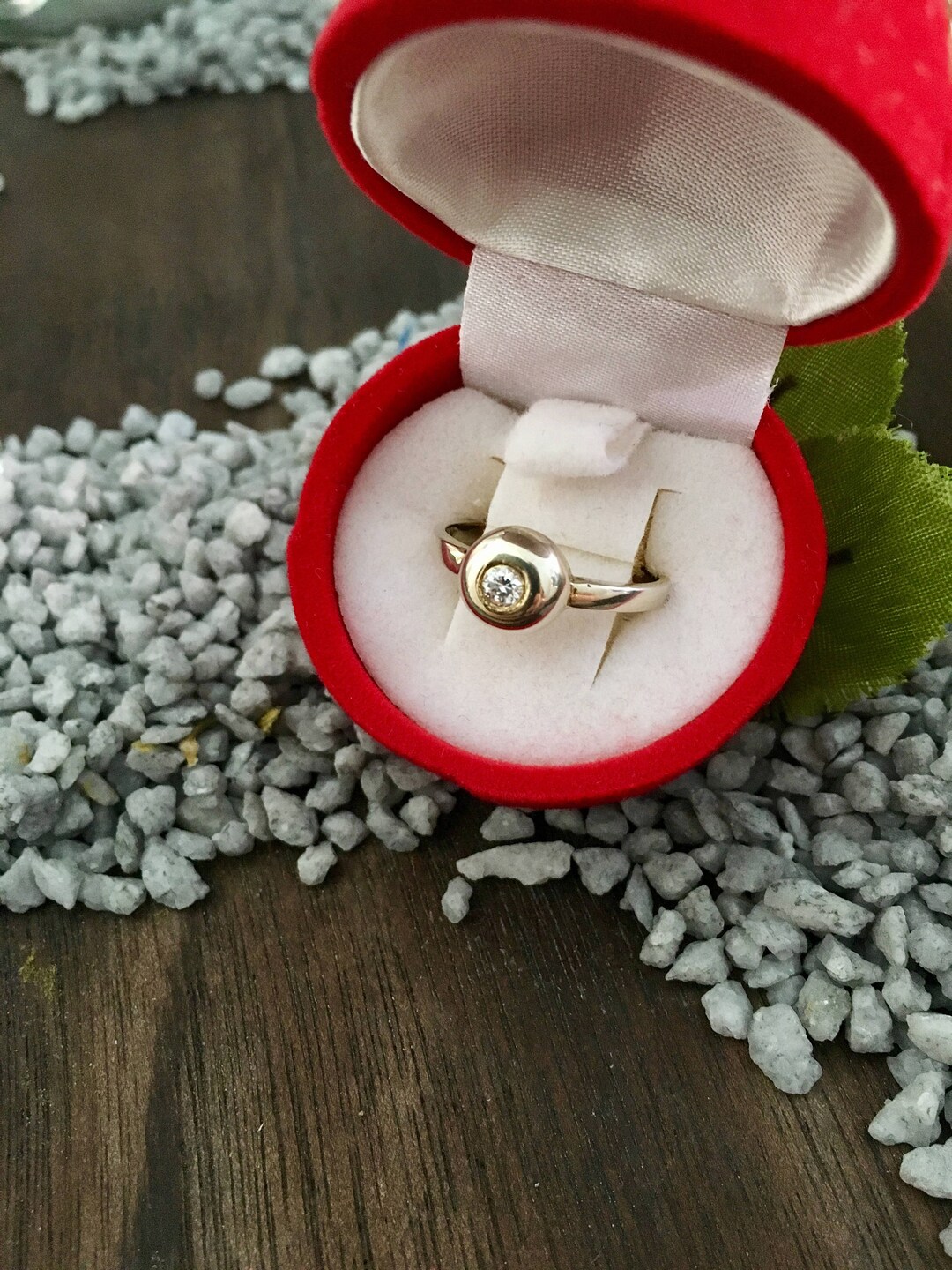 Ring *** "Silver Star" *** Handgemachter 925 Silber Ring mit Zirkonia ...