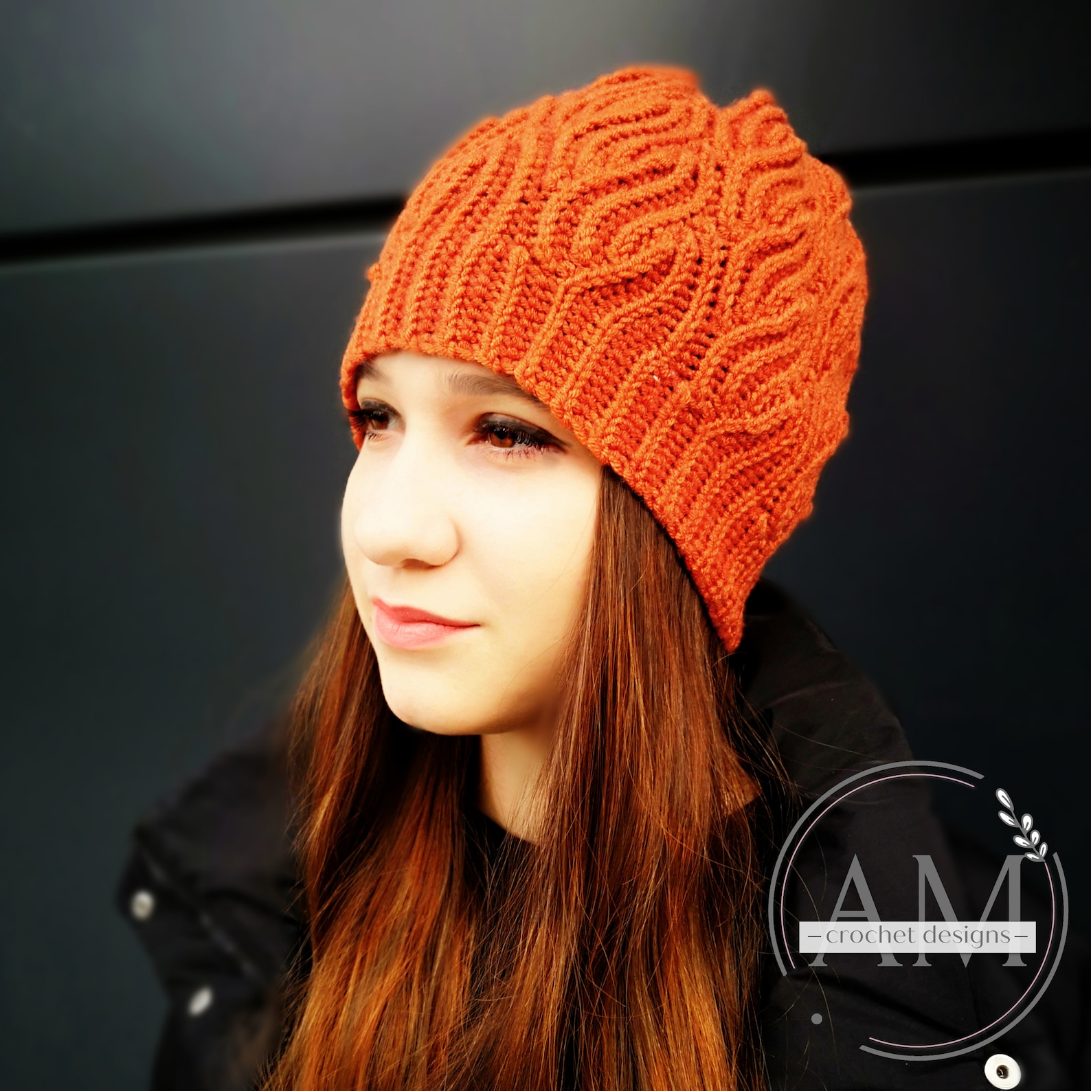 CROCHET PATTERN- SPICY Knit-look Reversible Cropped Beanie,hat ...