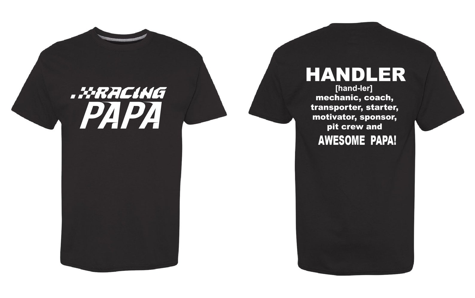 Racing PAPA T-shirt/handler T-shirt/quarter Midgets T-shirt/ USAC ...