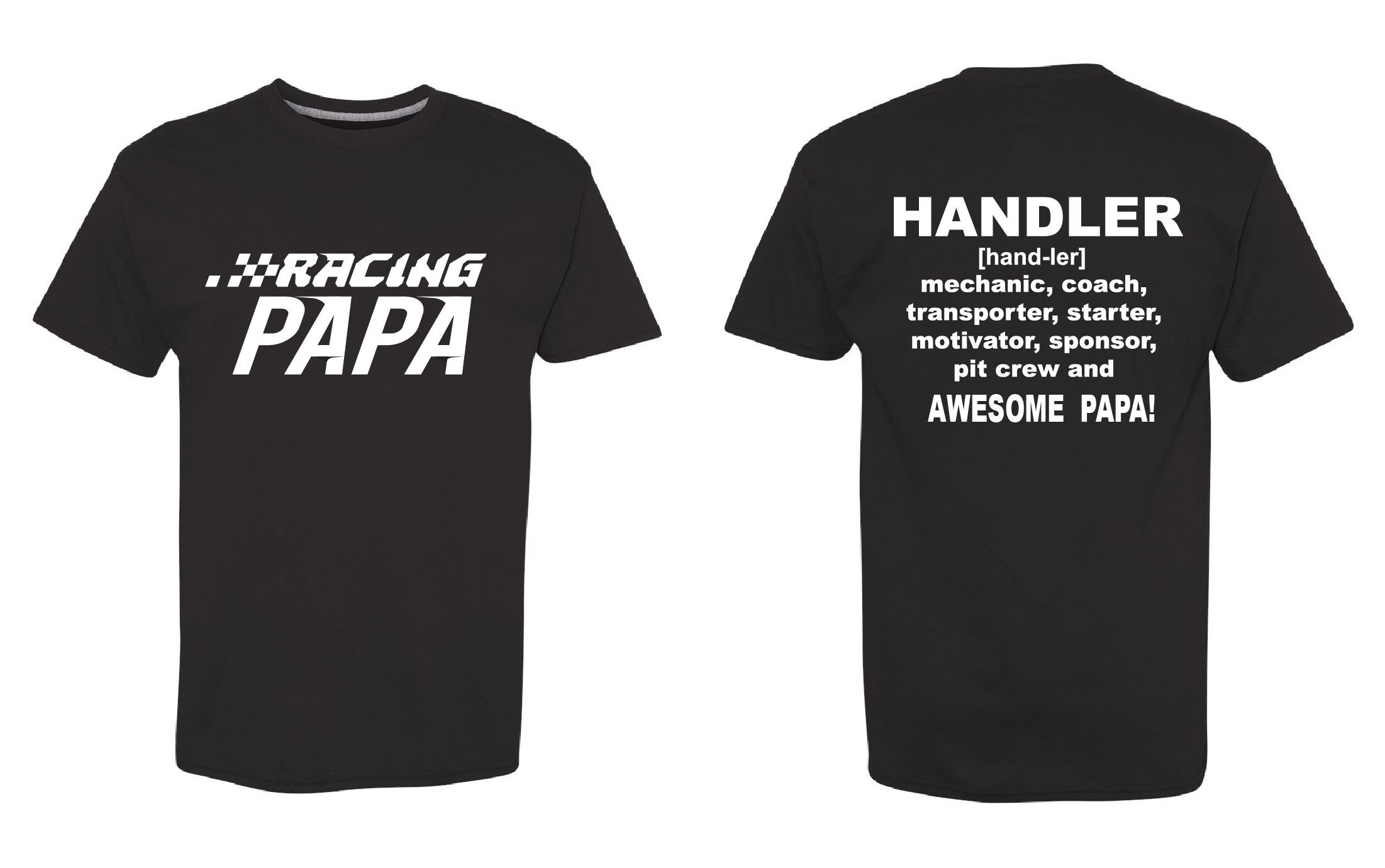 Racing PAPA T-shirt/handler T-shirt/quarter Midgets T-shirt/ USAC ...